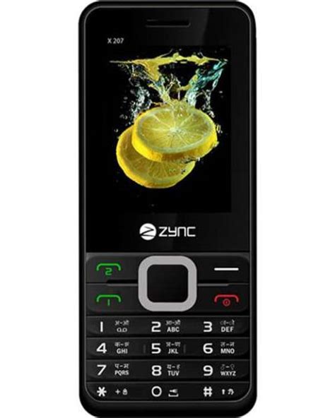 Zync X207 Mobile Phone Price In India And Specifications