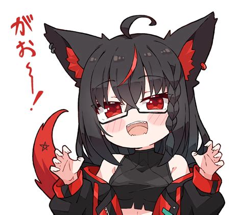 Kurokami Fubuki Hololive Drawn By Kukie Nyan Danbooru