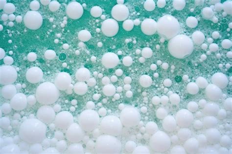 Small Bubbles Of Bath Foam Captured From Above Stock Image Image Of