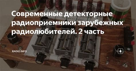 Современные детекторные радиоприемники зарубежных радиолюбителей. 2 ...