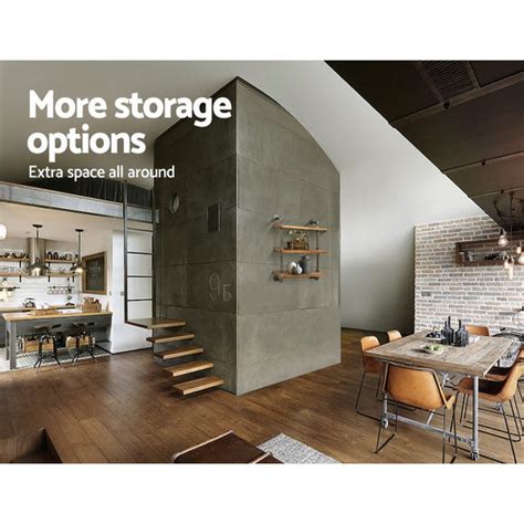Artiss Floating Diy Pipe Shelf 3 Tiers Irma Rnr Galore