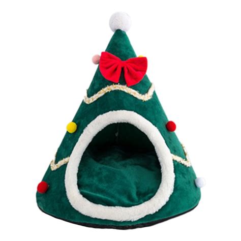 Kat Bed Kat Tent Huis Kerstboom Cat House Bed Comf Vicedeal