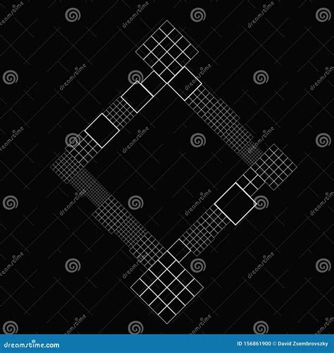 Minimal Abstract Modern Square Blank Badge Template Stock Vector Illustration Of Layout