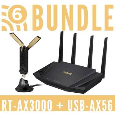 Asus Wifi Bundle Rt Ax Router Usb Ax Usb Reciever Ca