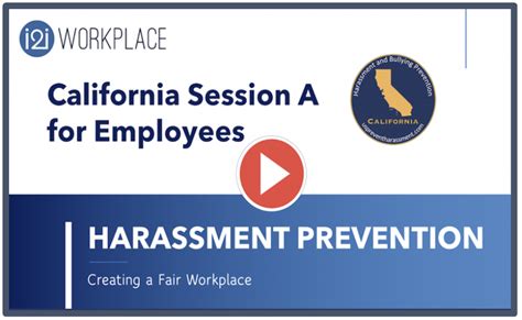 California Harassment Training Requirements Training Video