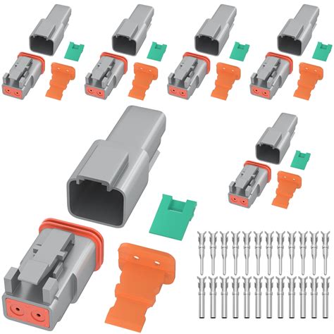 Waterproof 2 Pin Way Gray Deutsch Dt Connector Kit Daier