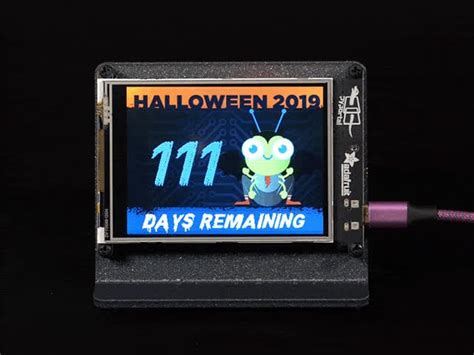 Overview Pyportal Halloween Countdown Adafruit Learning System