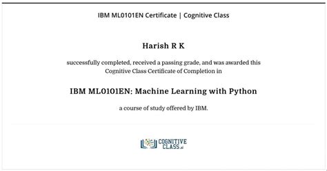 Machinelearning Cognitiveclass Ibm Harish R K