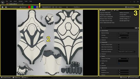Texture Asset Editor In Unreal Engine Unreal Engine 56 Documentation Epic Developer Community