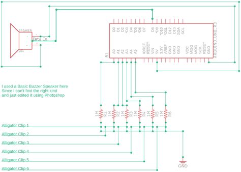 Playing Tones Using Bananas Arduino Project Hub