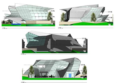 conceptual massing revit on behance