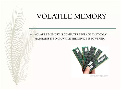 Power Point Presentation On Memory Of Computer Pptx