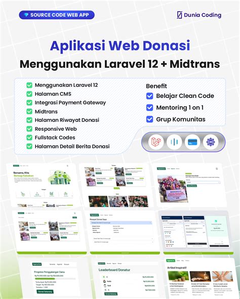 Source Code Web Donation Apps With Laravel 12 By Dunia Coding