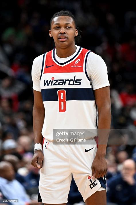 Carlton Carrington Of The Washington Wizards Rests During A Break In