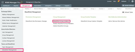 How To Create Sharepoint Online Site Groups M365 Manager Plus