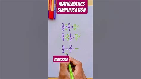 Mathematics Simplification Viralshort Viralvideo Mathtricks Youtube