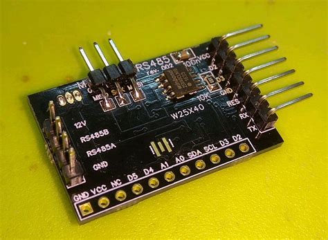 Simple Compact Rs485 Node V2 Atmega328 Max3485 W25x40 Enables Open