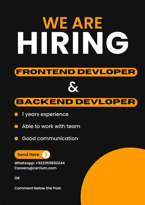 Cerrium On Linkedin Hiring Devops Frontend Backend Graphics Remote Islamabad Hr