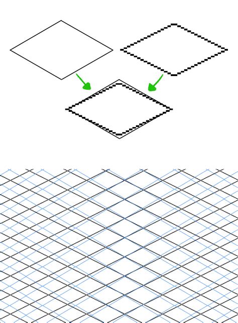 Isometric Grid Pixel