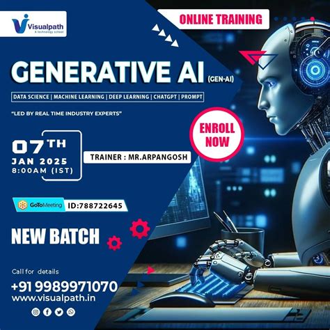 Visualpath 🚀 New Batch Of Generative Ai Online Training Is Here 🚀 🌟ready To Unlock The