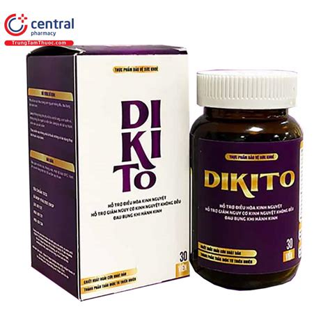 ChÍnh HÃng Thuốc Dikito Giải Pháp Hỗ Trợ Rối Loạn Kinh Nguyệt