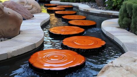 Premium Photo Wooden Tree Bark Coasters On A Natureinspired Setting