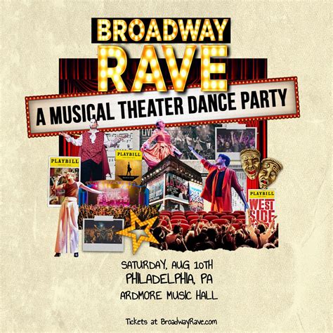 Broadway Rave Tickets At Ardmore Music Hall In Ardmore By Ardmore Music Hall Tixr