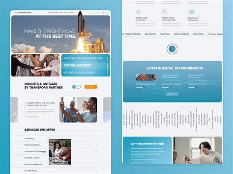 Transform Partner Website By Netzoptimize Inc On Dribbble