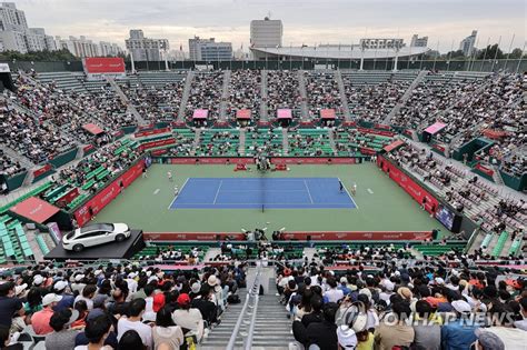 코리아오픈 2주 연속 만석 대성공인기 종목 인증한 테니스 한국경제