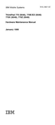 Laptop Service Manual IBM THINKPAD 770 SERIES Free Download Borrow And Streaming Internet