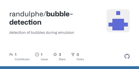 Github Randulphebubble Detection Detection Of Bubbles During Emulsion
