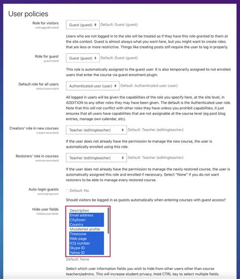 How To Hide Information User Fields On Moodle Profile Page XELIUM Clarity Defined