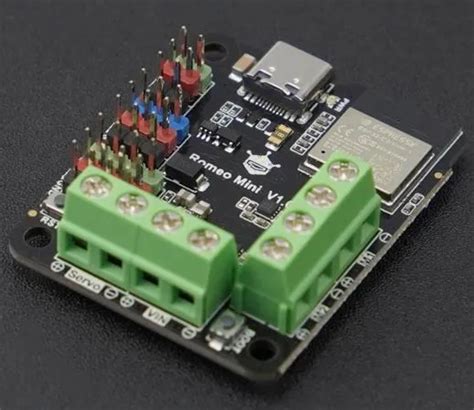 Dfrobot Romeo Esp32c3 Robot Controller Board Wifi Bluetooth Io Analoguedigi Buy At