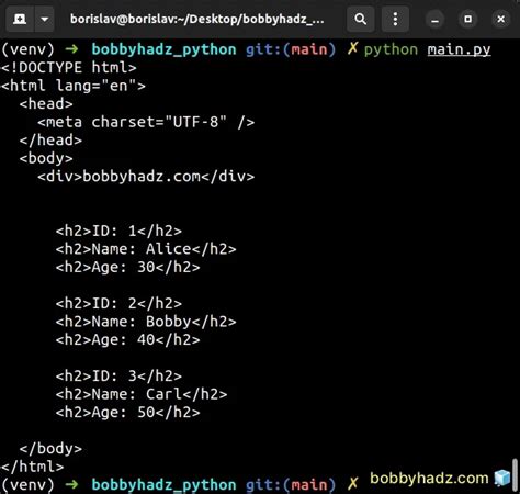 Iterate Dictionary Or List Of Dictionaries In Jinja Template Bobbyhadz