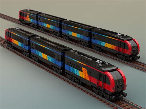 Lego Moc Rainbow Passenger Car By Jamisonwieser Rebrickable Build With Lego