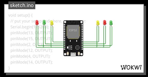 Vino Led Wokwi Esp32 Stm32 Arduino Simulator