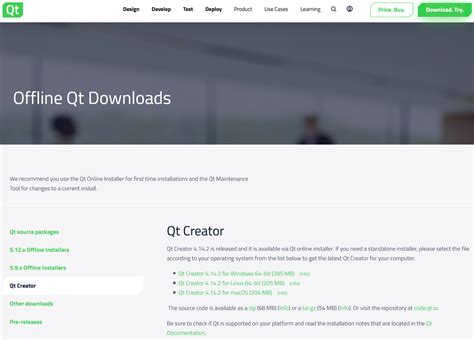 Qt Creator Setup Guide Butano Docs