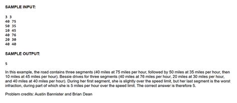 Usaco Problems Sample Input Case Problems And Contests Usaco Forum