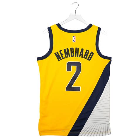 Adult Indiana Pacers 2 Andrew Nembhard Statement Swingman Jersey In G