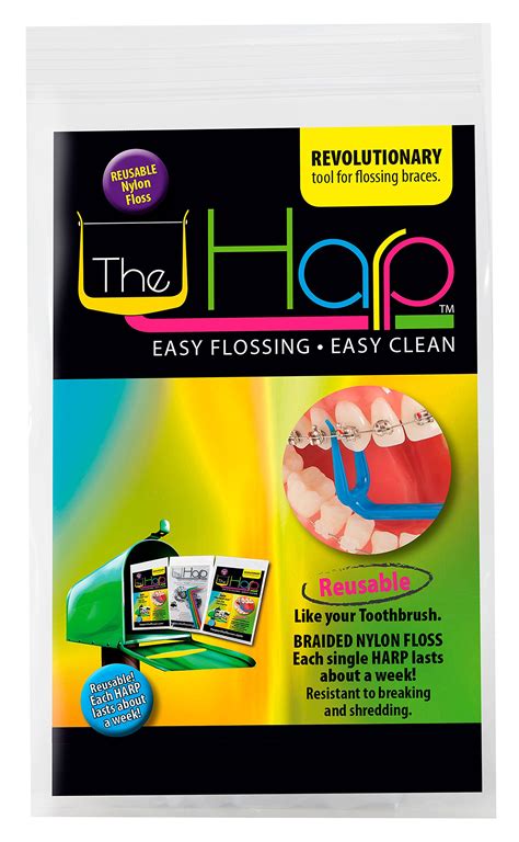 Harp Orthodontic Reusable Flosser Easy And Effective Dental Flossing