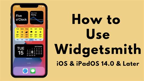 How To Use Widgetsmith To Create Iphone Widgets Techowns