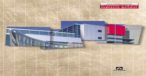 Pdf Alcoa Cladding Systems Reynobond Aluminum Composite Pdf