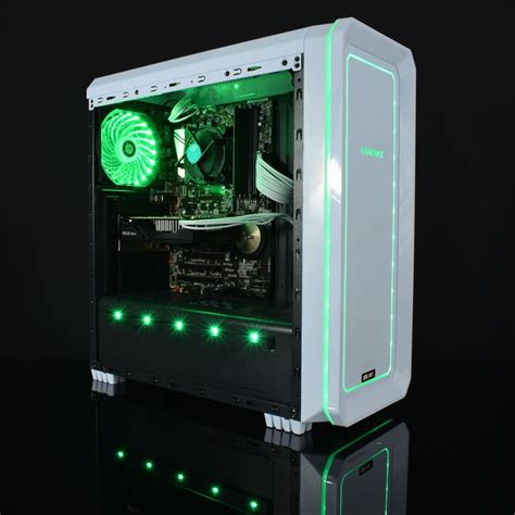 Green Gaming Computer Case