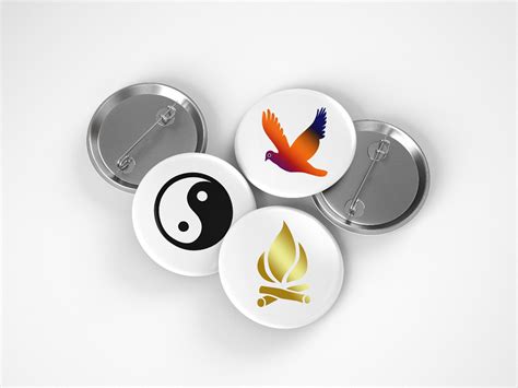 Pin Design Button On Behance