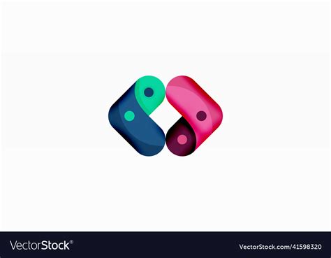 creative geometric wallpaper round arrow shape vector image