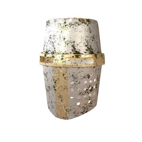 3d Model Crusader Helmet V1 009 Vr Ar Low Poly Cgtrader