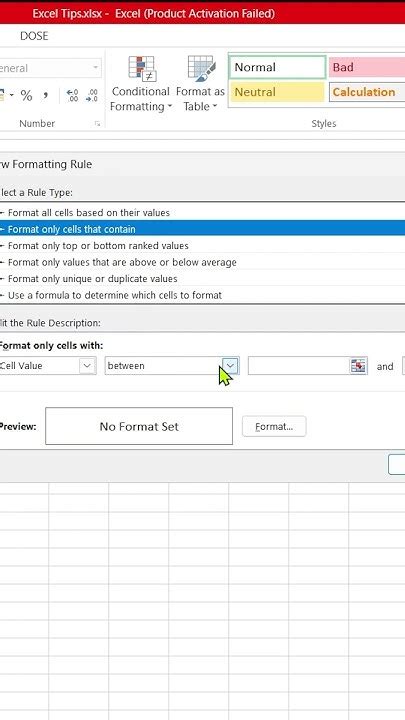 excel easy tip🔥conditional formatting shorts short viral exceltips youtube