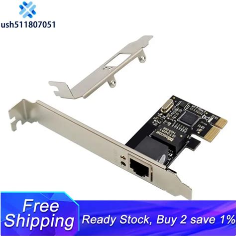 Pcie X1 Rj45 Server Gigabit Network Card Rtl8111c Single Port 1000m Ethernet Adapter Card