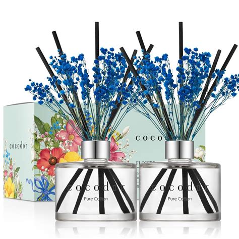 Cocodor Preserved Real Flower Reed Diffuser Pure Cotton 6 7oz 200ml