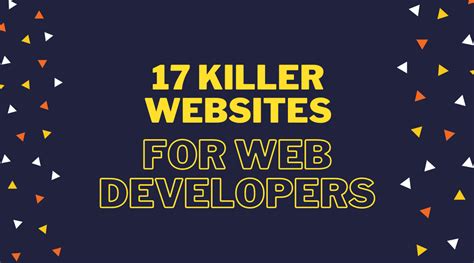 17 Killer Websites For Web Developers By Harsh Makadia Javascript